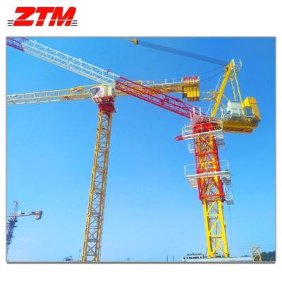 China ZTL326 Luffing Tower Crane 14t Capacity 55m Jib 2.7t Tip Load 380V 50Hz for sale