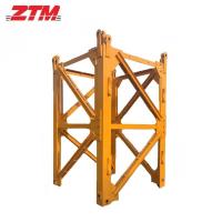 China L68B1 Tower Crane Mast Section 2x2x3m Q345B Steel 1935kg Pin Connection for sale