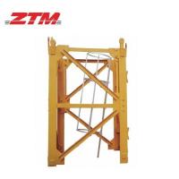 China L68B1 Tower Crane Mast Section 2x2x3m Q345B Steel 1935kg Pin Connection for sale