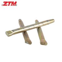 China Tower Crane Mast Section Lock Pin D20x250mm 45# Steel Anodized for L46 Chip Mast for sale