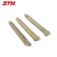 China Tower Crane Mast Section Lock Pin D20x250mm 45# Steel Anodized for L46 Chip Mast for sale