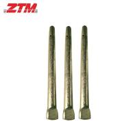 China Tower Crane Mast Section Lock Pin D20x250mm 45# Steel Anodized for L46 Chip Mast for sale