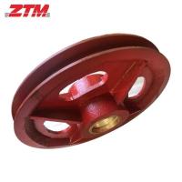 China Tower Crane Steel Wire Rope Pulley 580mm 510mm 490mm 415mm for sale