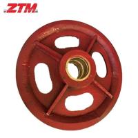 China Tower Crane Steel Wire Rope Pulley 580mm 510mm 490mm 415mm for sale