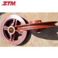 China Tower Crane Steel Wire Rope Pulley 580mm 510mm 490mm 415mm for sale