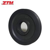 China Tower Crane Nylon Pulley 415mm High Precision Wear Resistant Steel Wire Rope Pulley for sale