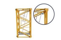 China Liebherr Tower Crane Mast Section 290HC 2.3x2.3m 4.14m Q345B Steel for sale