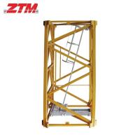 China Liebherr Tower Crane Mast Section 290HC 2.3x2.3m 4.14m Q345B Steel for sale