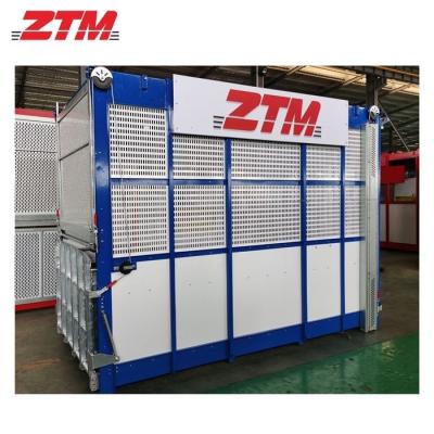 China SC200/200 Frequency Conversion Construction Hoist Dual-Purpose for People and Goods 2 Ton Capacity for sale