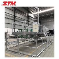 China Galvanized Single Mast Construction Lifting Platform 2300kg 150m Height for sale