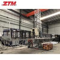 China Galvanized Single Mast Construction Lifting Platform 2300kg 150m Height for sale