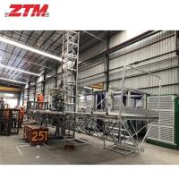 China Galvanized Single Mast Construction Lifting Platform 2300kg 150m Height for sale