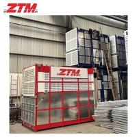China High Speed Frequency Passenger Hoist 0-96m 3200kg Construction Lift for sale