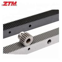 China 60# Steel Passenger Hoist Gear Rack High Precision for sale