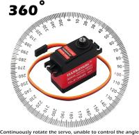 China TIANKONGRC TD-8135MG 35KG 360 Degree Continuous Rotation Servo Digital Coreless 500μs-2500μs Large Torque Metal Gear for DIY Robot Robotic RC Model for sale