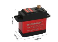 China TIANKONGRC TD-8115MG 15KG 4.8V-7.4V Waterproof Metal Gear Digital Servo With High Torque For RC Remote Control Car Model Vehicle for sale