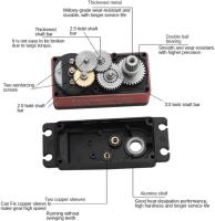 China TIANKONGRC  TD-8160MG 60KG 6V-8.4V Metal Gear High Torque High Speed Waterproof Digital Servo Motor For 1/5 RC Car Robot for sale