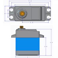 China TIANKONGRC  TD-8315MG 15KG  4.8-7.4V Metal Gear Digital Servo Motor for RC Robot Smart Car for sale