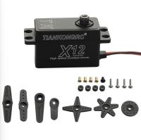 China TIANKONGRC X12 12KG Full Metal 4.8-8.4V High Speed Coreless Servo Motor For 1/10 1/8 RC Car Robot for sale
