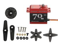 China TIANKONGRC BLS-HV70MG 70KG Brushless Servo High Torque Digital RC Servo Motor Waterproof All-Metal High Voltage 4.8~8.4V 180° Control Angle Steering Servo Motor For 1:8 1:10 RC Car for sale