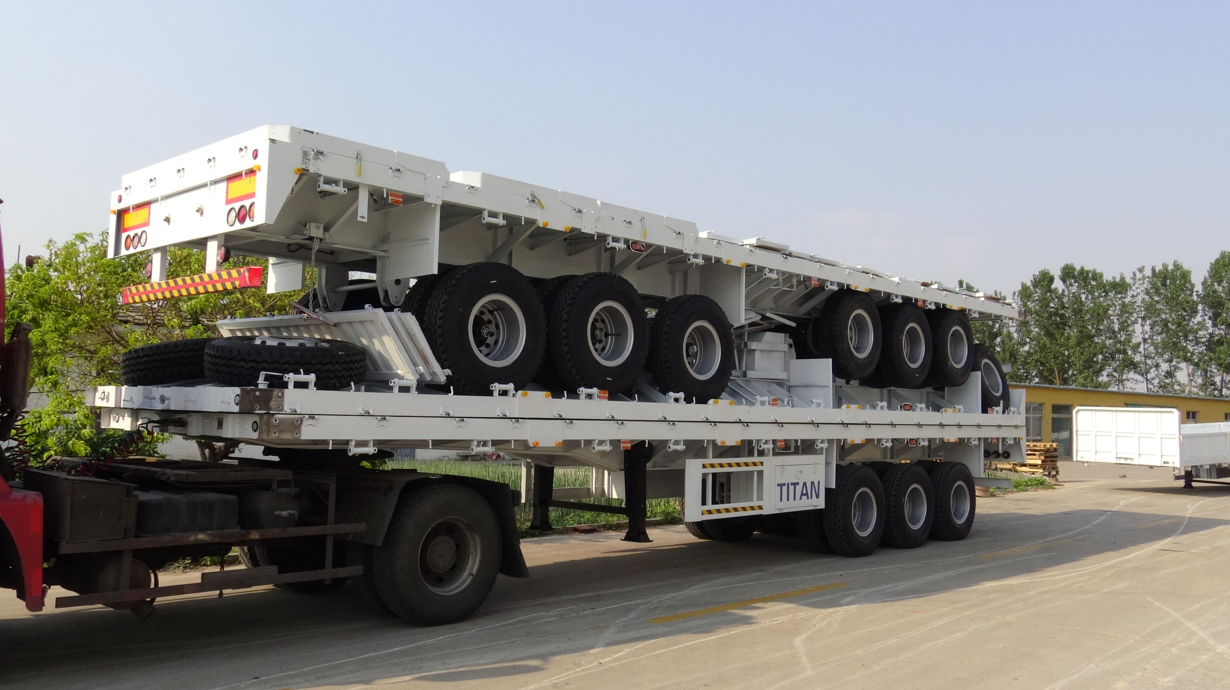 flatbed trailer with sidewall