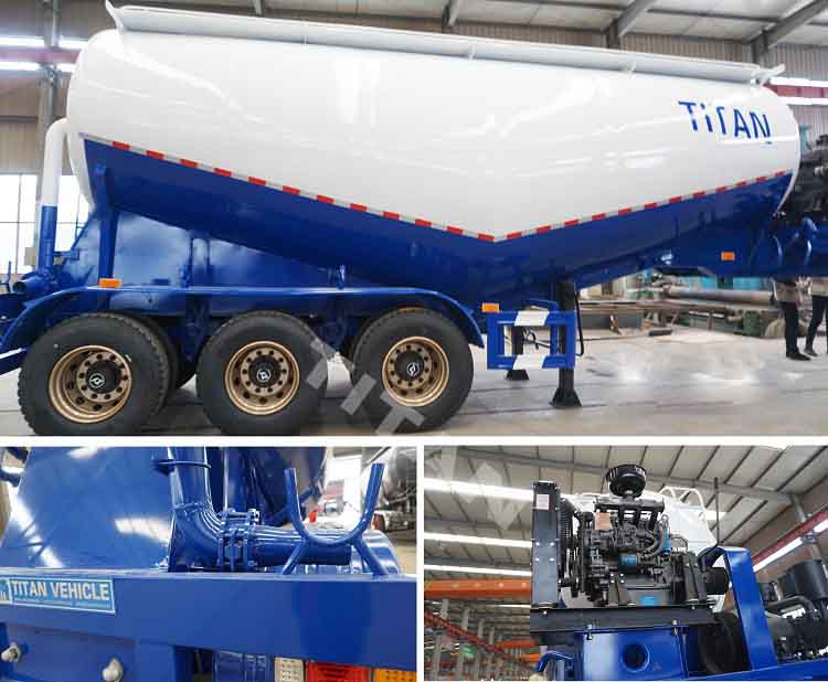 35cbm Powder Tanker Semi Trailer for Nigeria