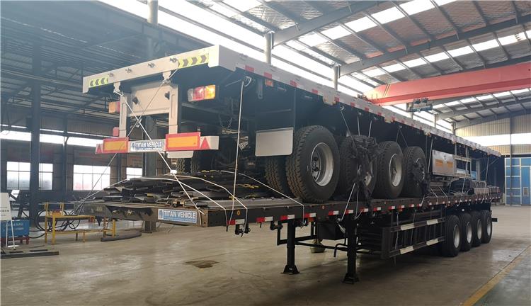 50/60 Tons Fence Carog Trailer for Sudan