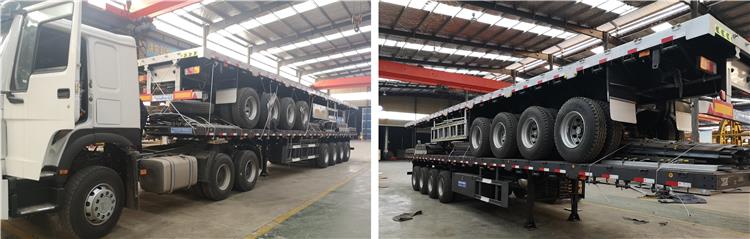 50/60 Tons Fence Carog Trailer for Sudan