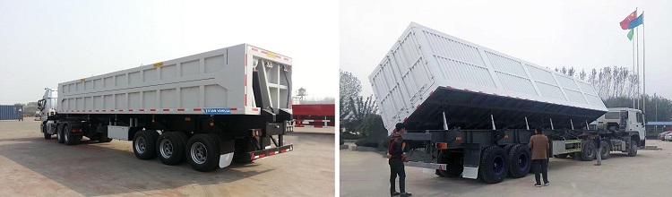 Different Types of Dump Tipper Truck Trailer for Africa