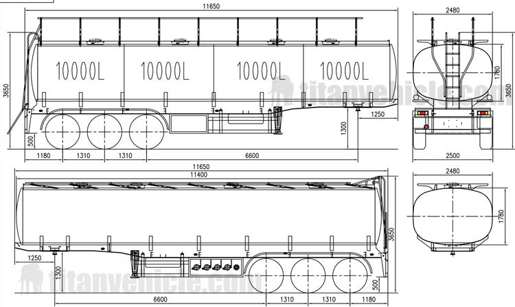 Fuel Tanker Trailer Price Manufacturer