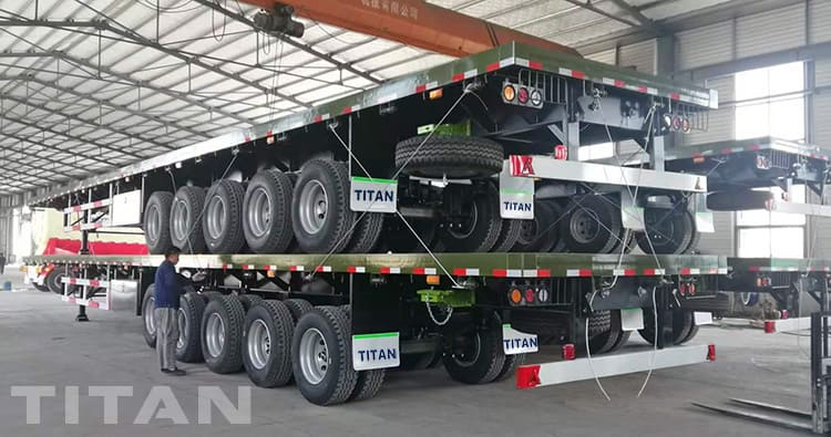 5 Axle Flatbed Trailer for Sale in Burundi