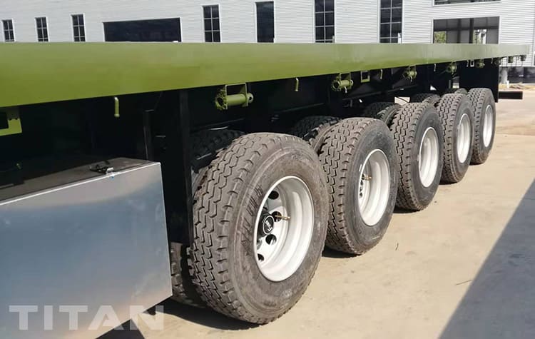5 Axle Flatbed Trailer for Sale in Burundi