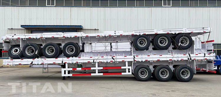 50 Ton 3 Axle Sideboard Trailer for Sale in Congo