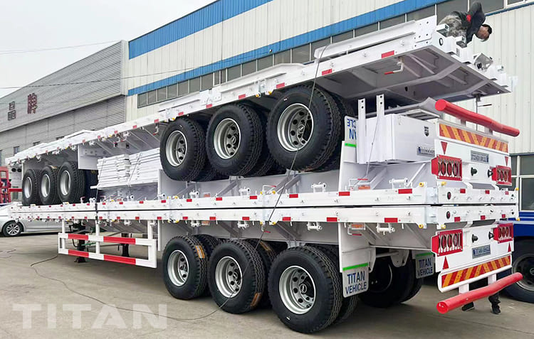 50 Ton 3 Axle Sideboard Trailer for Sale in Congo
