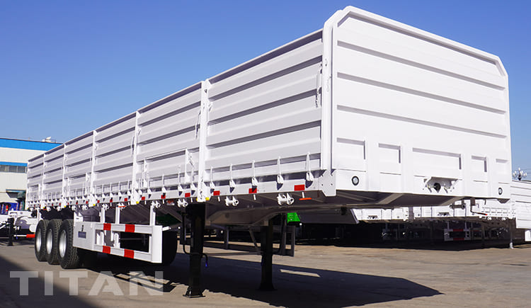 50 Ton 3 Axle Sideboard Trailer for Sale in Congo