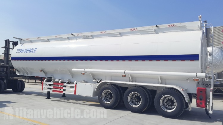 3 Axle 42CBM Diesel Fuel Tanker Trailer for Sale