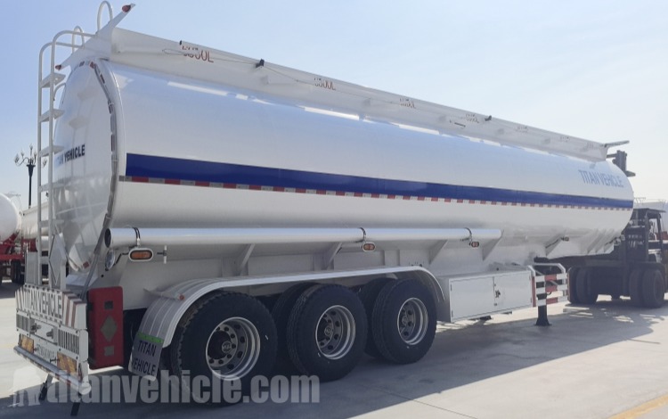 3 Axle 42CBM Diesel Fuel Tanker Trailer for Sale