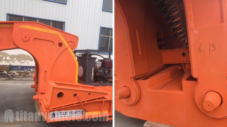 2 Axle Removable Gooseneck Trailer for Sale will be Shipped to Tanzania