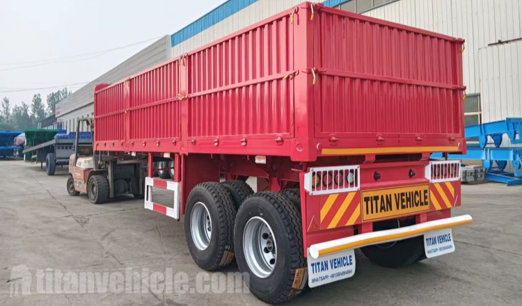 2 Axle Bulk Cargo Semi Trailer for Sale is Ready to Zimababwe