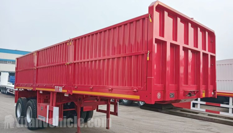 2 Axle Bulk Cargo Semi Trailer for Sale is Ready to Zimababwe