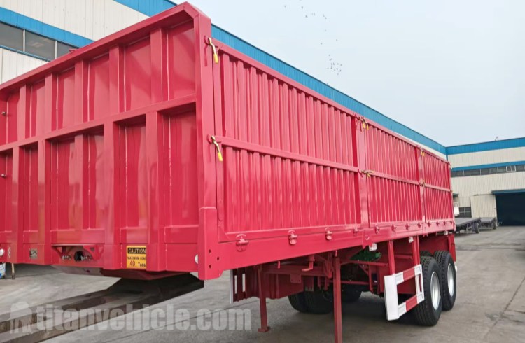 2 Axle Bulk Cargo Semi Trailer for Sale is Ready to Zimababwe