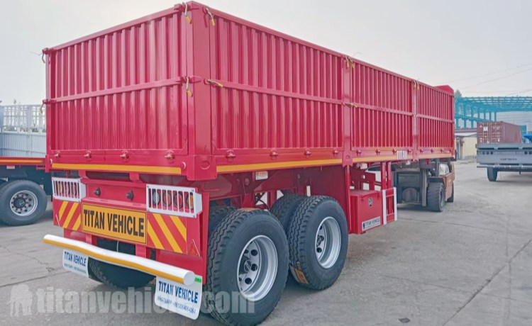 2 Axle Bulk Cargo Semi Trailer for Sale is Ready to Zimababwe
