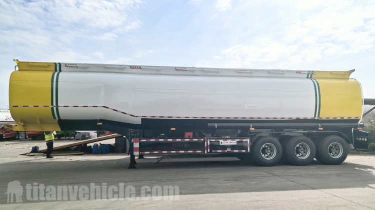 3 Axle 45CBM Petrol Diesel Tank Trailer in Zambia