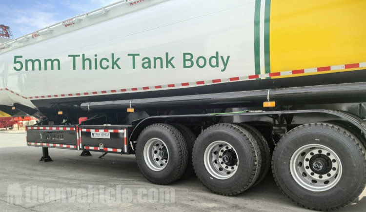 3 Axle 45CBM Petrol Diesel Tank Trailer in Zambia