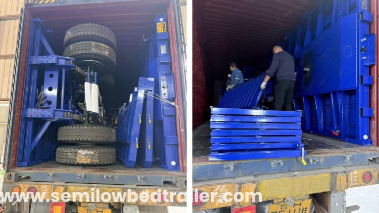 3 Axle Drop Side Trailer with Drop Sides in Nigeria