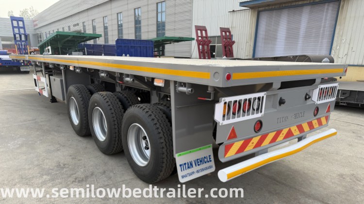 Tri Axle 40 Ft Flatbed Trailer for Sale Prices
