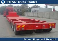 China Customized Steel HG60 heavy duty utility trailer 100 - 150 ton 3 lines 6 axles for sale