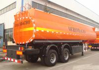 China Diesel fuel gasoline tank trailer with 30000 liters - 42000 liters capacity for sale
