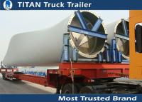 China International Specialized Schnabel Extendable Flatbed Trailer For Hauling Wind Tower for sale