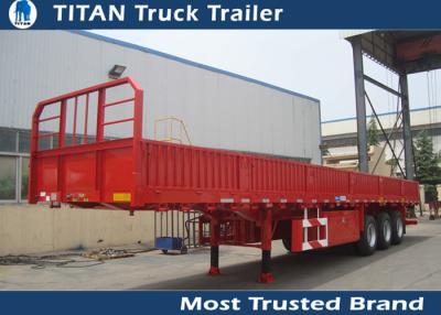 China Tri - Axle Flatbed Semi Trailer for sale
